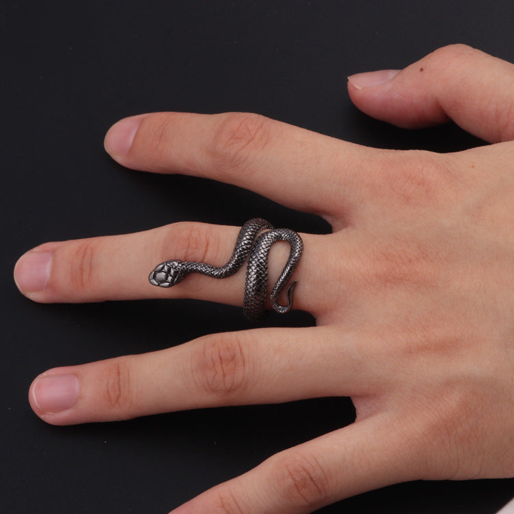 Serpent’s Coil Ring – A Symbol of Power and Transformation – Arcane Relics